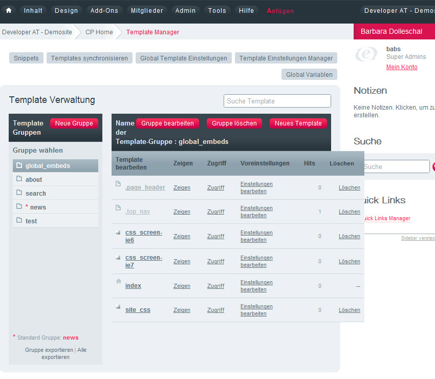 Developer AT GmbH: ExpressionEngine CMS